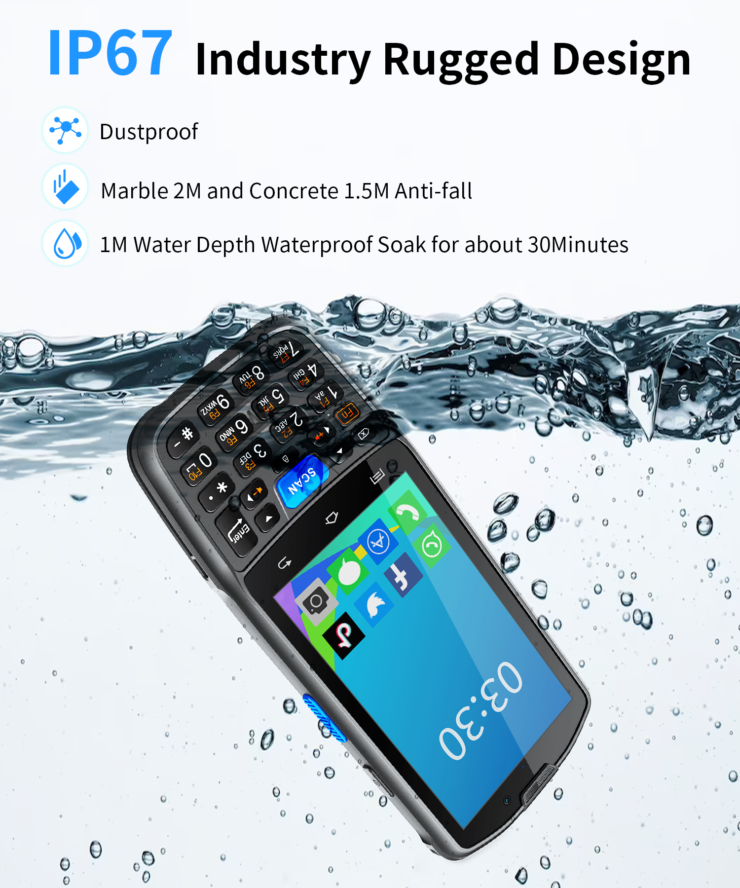 Rugged Handheld Computer PDAs for Efficient Warehouse Management