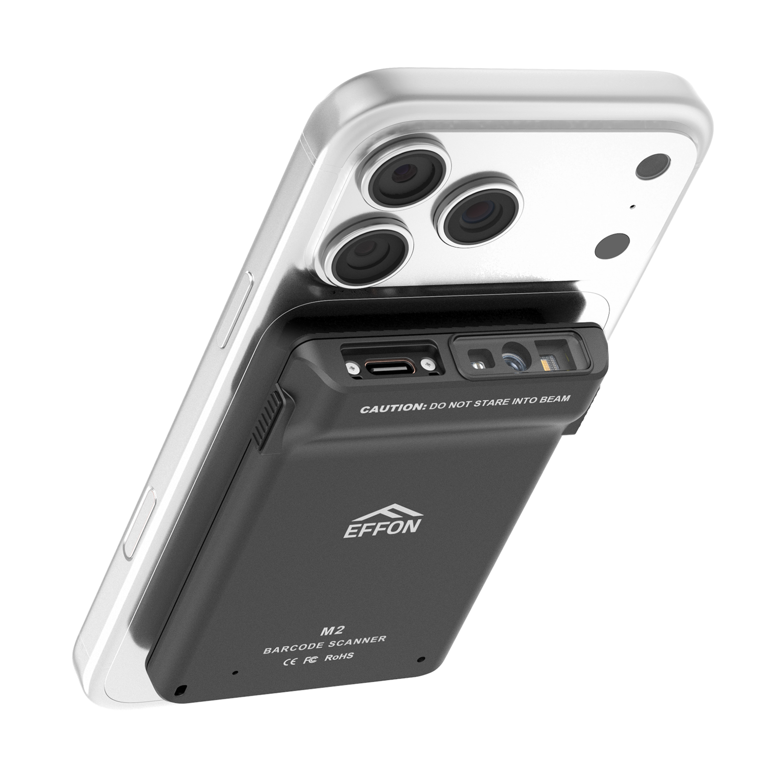 Bluetooth Barcode Scanner M2 Back-Clip 2D QR Reader